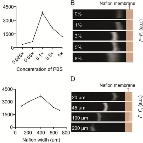 A Effect Of Phosphate Buffered Saline Pbs Concentration On Download Scientific Diagram