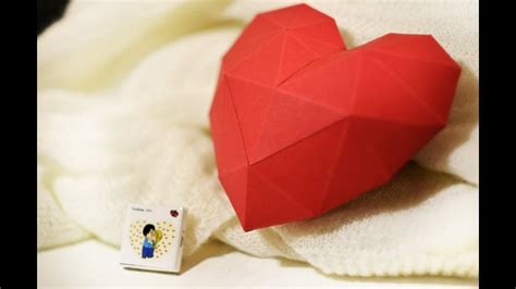 Как сделать сердце из бумаги на 14 февраля очень просто Youtube