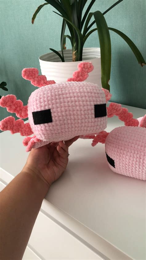 Minecraft Axolotl Free Crochet Pattern Artofit