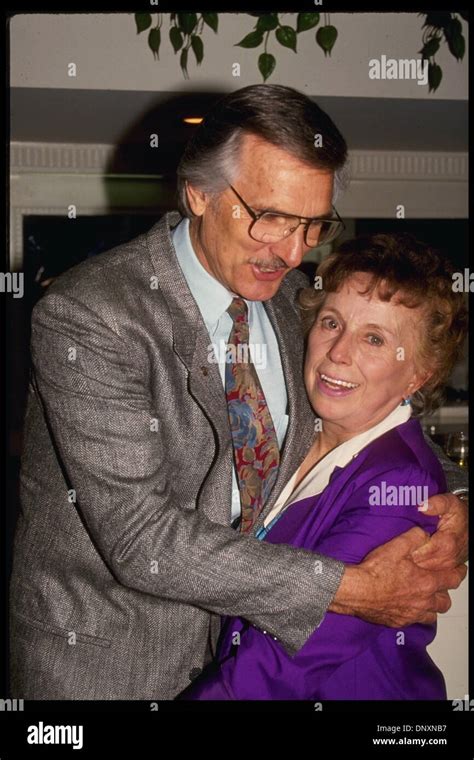 Hollywood Ca Usa Actor Dennis Weaver And Wife Gerry Weaver In An