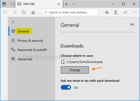 Change Microsoft Edge Download Folder Oasox