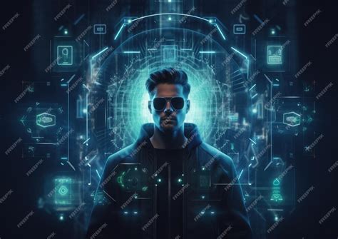 Premium Ai Image A Visualization Of A Secure Digital Identity Verified By Ai A Key Component