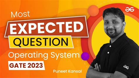 20 Most Expected Question For Gate 2023 Operating System Gate Youtube