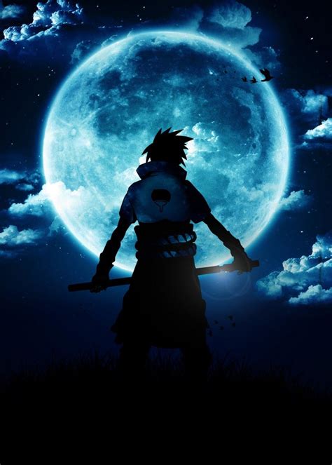 Sasuke In The Moon Anime