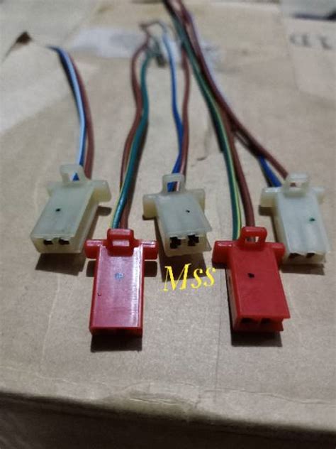 universal female 2 pin connector socket connection socket shopee