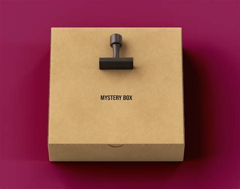 미스터리 박스 콜라주 무료 사진