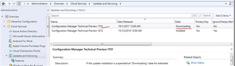 Sccm Configmgr Technical Preview Update 1701 Available All About Endpoint Management