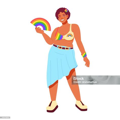 Vector Cartoon Pride Character Illustration Isolated Stock Illustration
