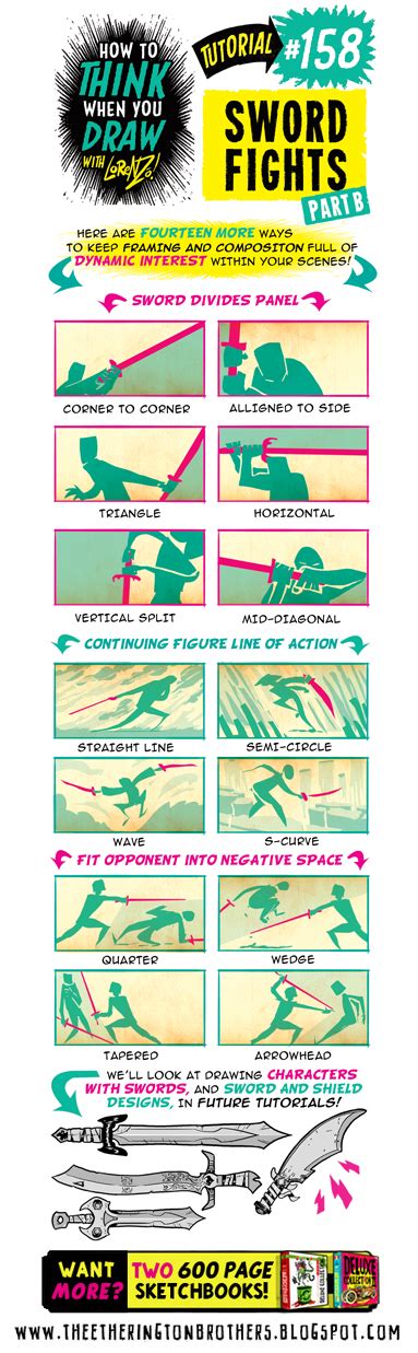 The Etherington Brothers How To THINK When You Draw SWORD FIGHTS Tutorial SkillUpSunday