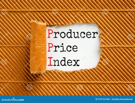 ppi producer price index symbol concept words ppi producer price index on white paper