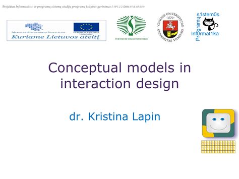 Conceptual Models In Interaction Design Docslib