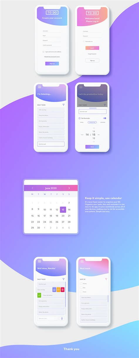 To Do App Design Concept On Behance To Do App Design Concept On Behance