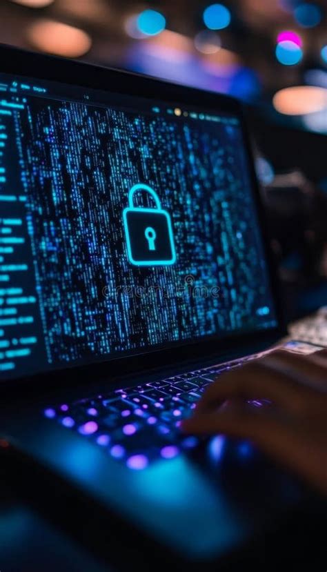 Cybersecurity Interface Protecting Digital Assets Encryption