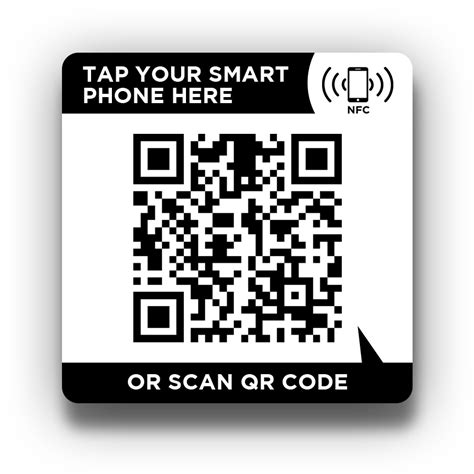 Set Of 20 NFC QR Code Decal NFC Solutions For You