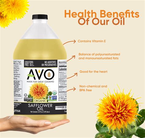 Safflower Oil Healthy Cooking Oil Benefits