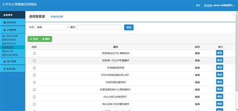 Springboot 大学生心理健康咨询网站