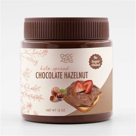 Choczero Chocolate Hazelnut Keto Spread Food Library I Am