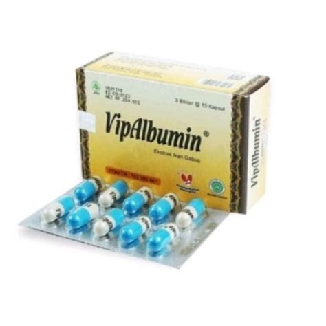 Jual Vip Albumin Kapsul Isi 10 Shopee Indonesia