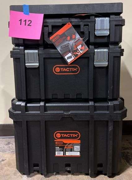 Tactix Modular Mobile Storage System Earls Auction Company Tactix Modular Mobile Storage System Earls Auction Company