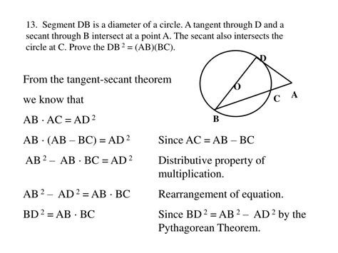 Ppt 1 Prove That Two Parallel Secants Intercept Equal Arcs On A