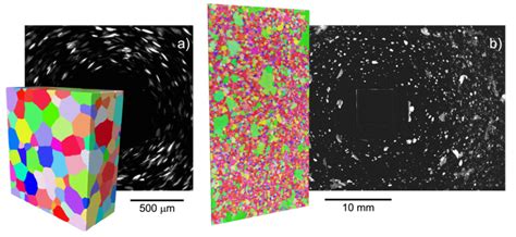 Example Data Projections And Reconstructed 3d Grain Maps From The Speed Download Scientific