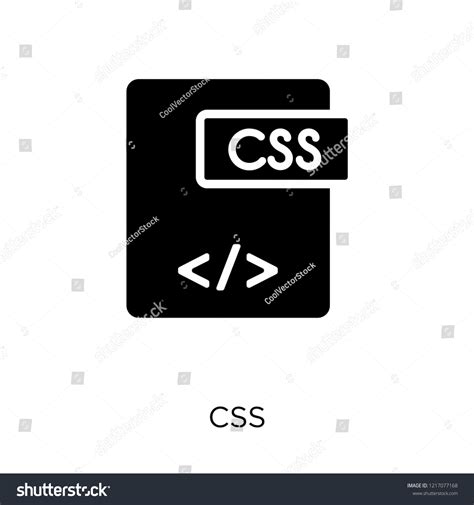 Css Icon Css Symbol Design Programming Stock Vector Royalty Free