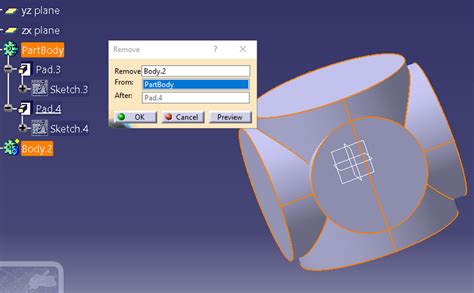 Catia Add And Remove Boolean Operation
