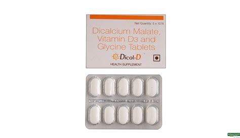 Buy Dical D 10 Tablets Online At Best Prices Wellness Forever