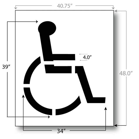 Handicap Parking Sign Dimensions