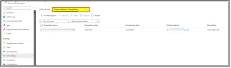 Event Hub Enable Connectivity From Trusted Microsoft Service Without Adding New Rules