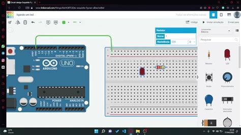 Seu Primeiro Projeto Com Arduino Pelo Tinkercad Integra Maker Youtube