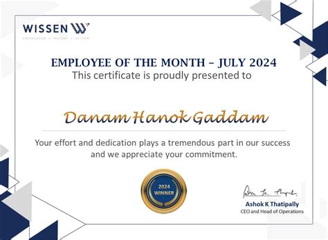 Danam Hanok Gaddam On Linkedin Employeeofthemonth Recognition Careergrowth 11 Comments