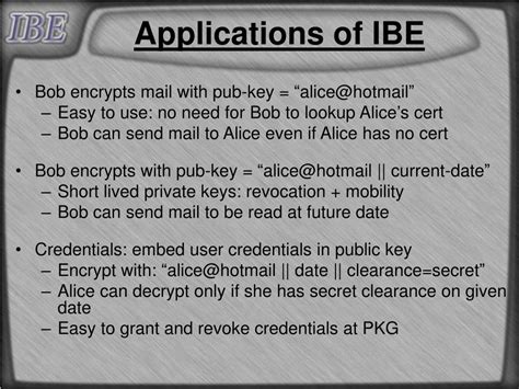 Ppt Identity Based Encryption Powerpoint Presentation Free Download