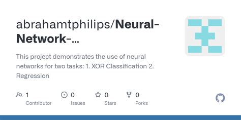 Github Abrahamtphilipsneural Network Implementation For Xor Classification And Function