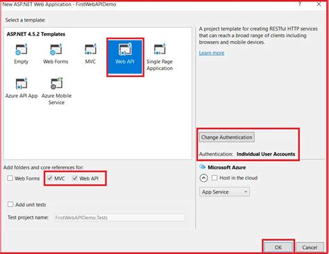 Creating ASP NET Web API Application Dot Net Tutorials