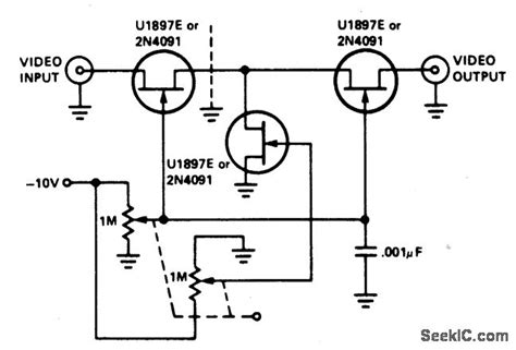 Voltage Controlled Amplifier Schematic