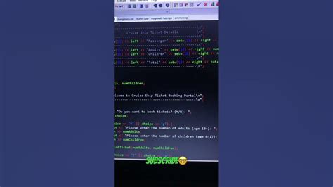 Cruise Ship In C Ide Dev Ccppprogramming Codingtime Codinglife