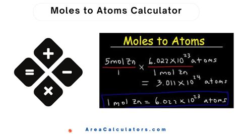 moles to atoms calculator online calculators