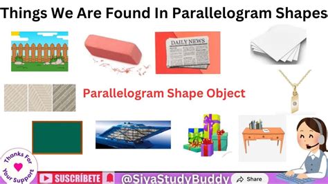 Parallelogram Shape Parallelogram Shape Objects Parallelogram