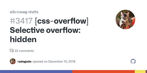[css overflow] selective overflow hidden · issue 3417 · w3c csswg drafts · github