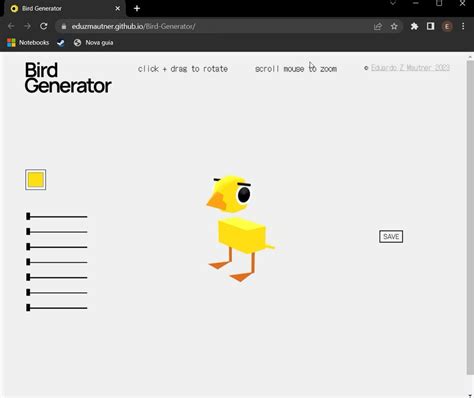 Bird Generator Made In P5js Rcreativecoding