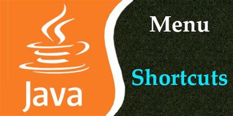menu shortcuts