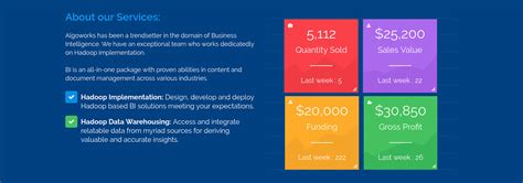 Hadoop Consulting Services Web Page Design On Behance