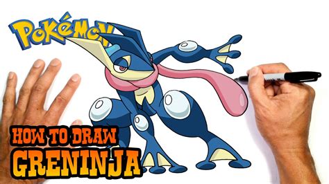 How To Draw Greninja Pokemon Youtube