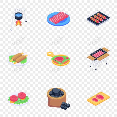 요리 아이소 메트릭 Png 일러스트 및 벡터 이미지 무료 다운로드 Lovepik