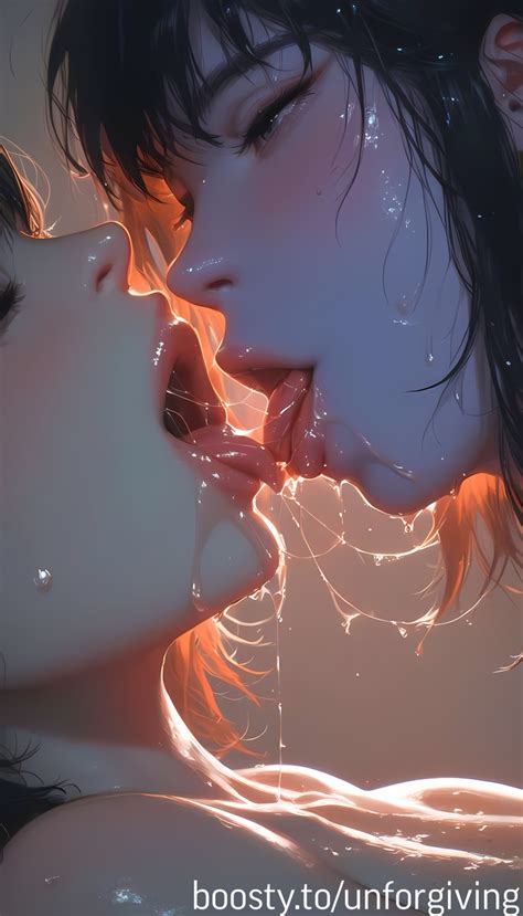 Rule 34 2girls After Kiss Ai Generated Female Kissing Saliva Saliva