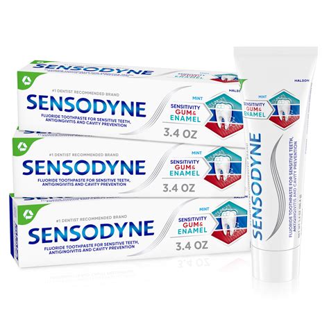 Sensodyne Toothpaste Sensitivity Gum And Enamel Triple Protection Refreshing Fluoride