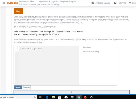 Solved Zybooks Wake Library Prg 211 Algorithms Logic Computer