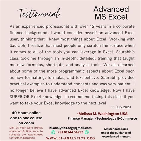 advanced ms excel power query power bi skills for business intelligence on linkedin excel