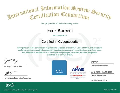 firoz kareem on linkedin cybersecurity isc2 cc